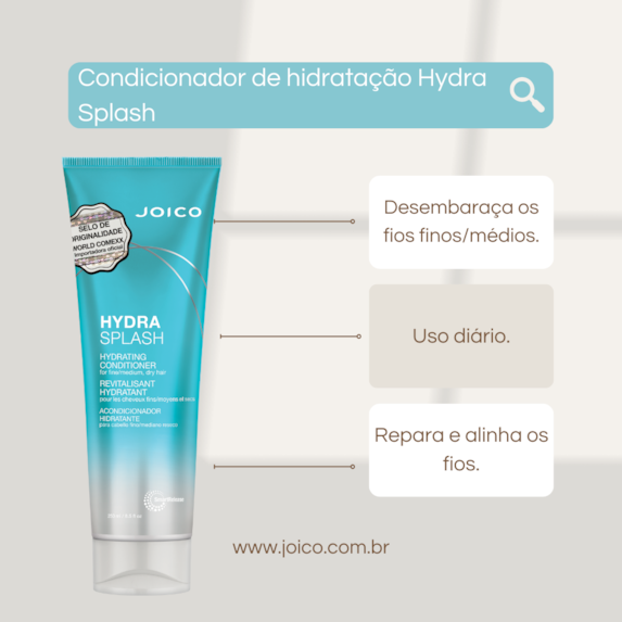 Condicionador Hidratante p/ Cabelos Finos - JOICO 250 ml